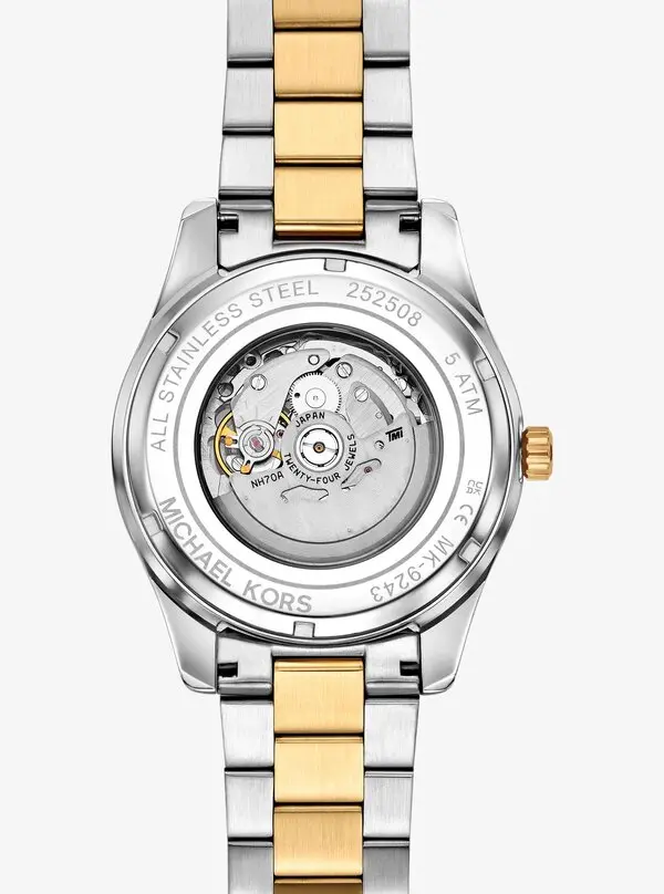 Michael Kors Oversized Lexington Two-tone Automatic Watch