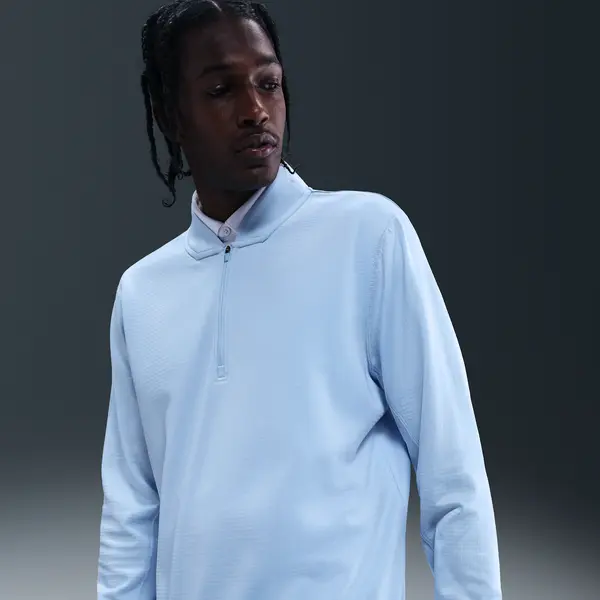Nike Velocity Therma-fit 1/2-zip Golf Top - Blue