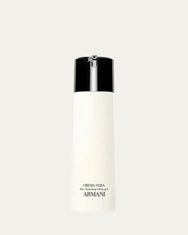 Giorgio Armani Crema Nera Cleanser Oil In Gel, 5 Oz - One-color
