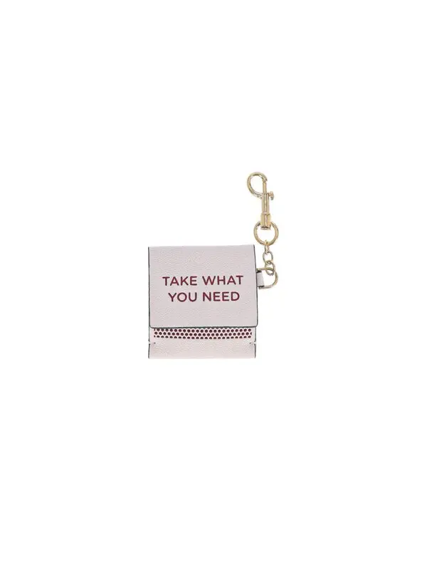 ANYA HINDMARCH Match Book Keyring Charm - White