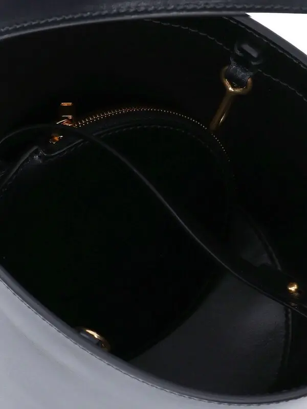 JIL SANDER Cannolo Bucket Bag - Black