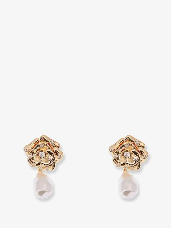SELF-PORTRAIT Flower Earrings - Gold