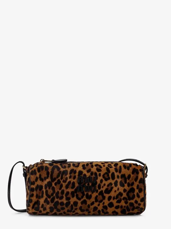Miu Miu Leather Pouch With Shoulder Strap