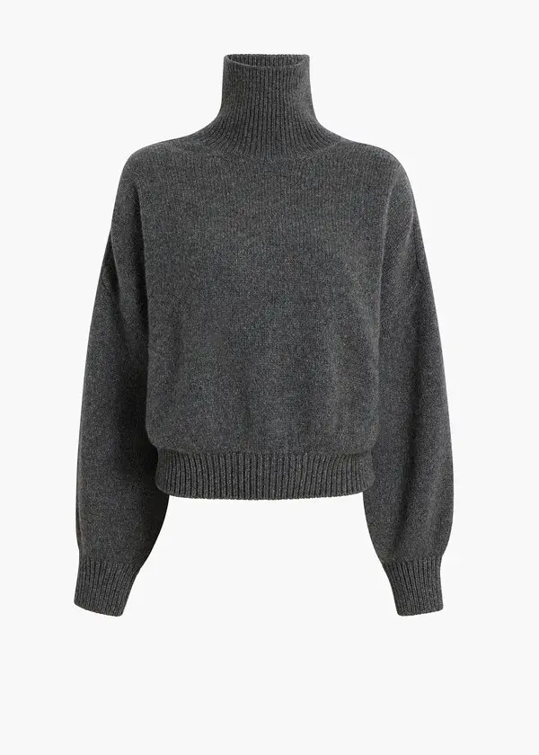 Khaite Willem Cashmere Sweater - Stone