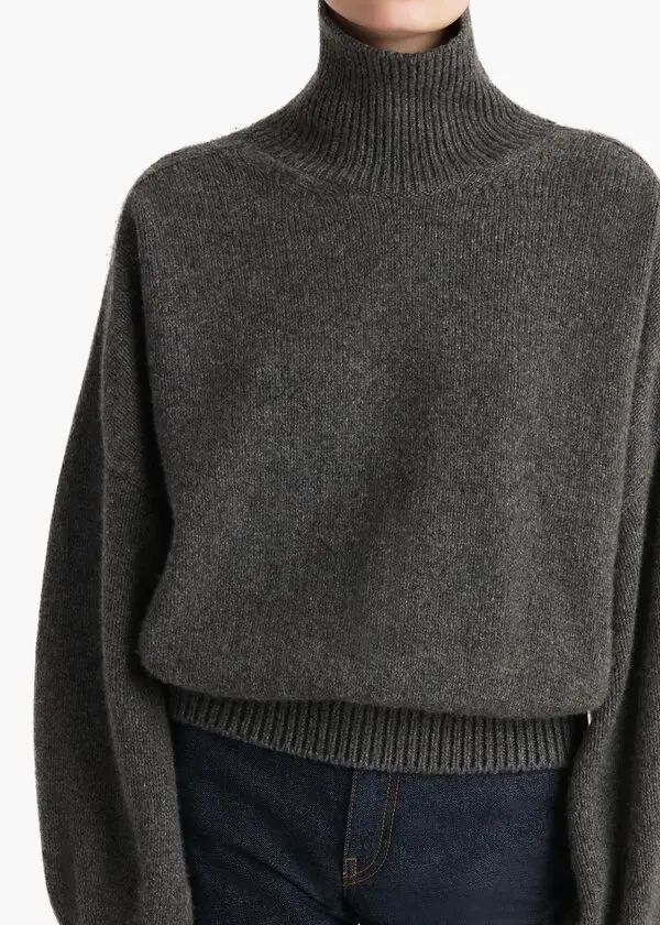 Khaite Willem Cashmere Sweater - Stone