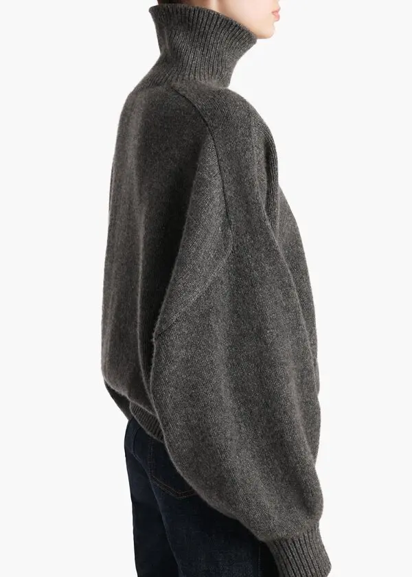 Khaite Willem Cashmere Sweater - Stone
