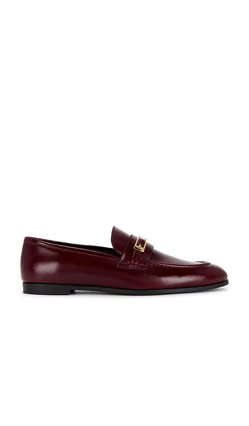 Jeffrey Campbell Loafed Flat - Wine