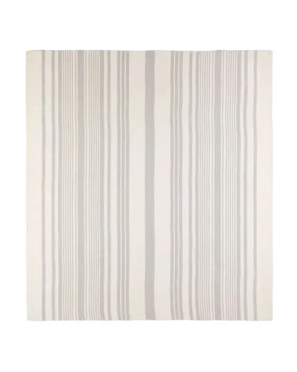 Johnstons Of Elgin Tissue Stripe Pareo - Grey