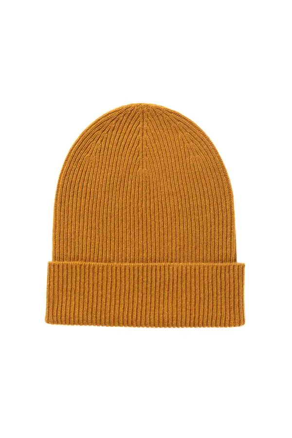Johnstons Of Elgin Slouchy Cashmere Beanie - Yellow