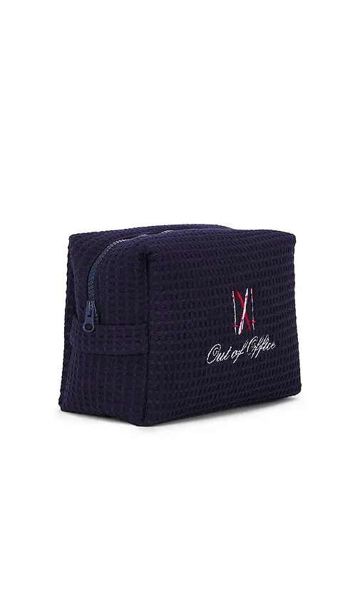ABBODE Ski Vacation Waffle Pouch - Navy