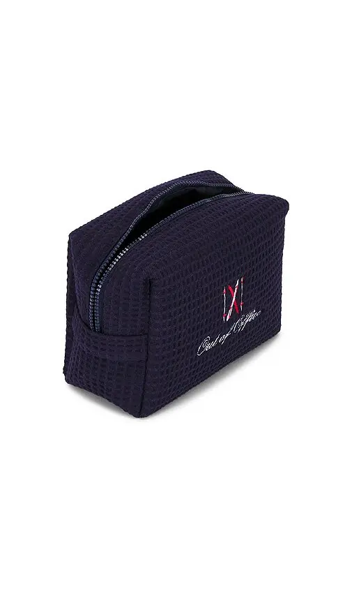 ABBODE Ski Vacation Waffle Pouch - Navy