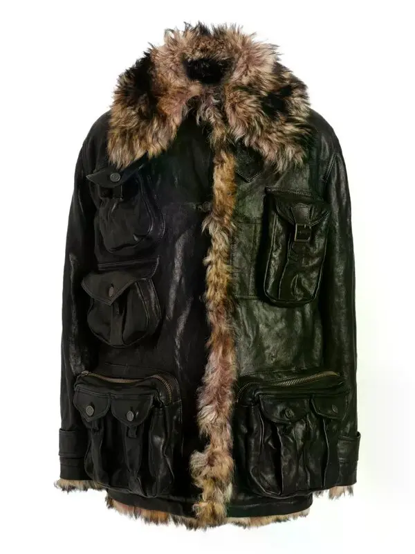 Dolce & Gabbana Fur-trimmed Pocket Coat