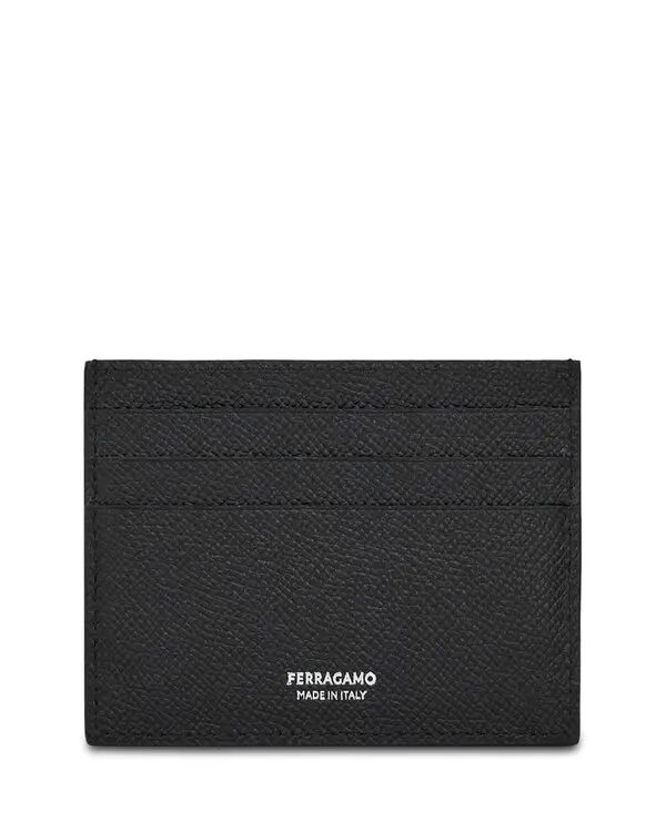 FERRAGAMO Gancini Printed Card Holder