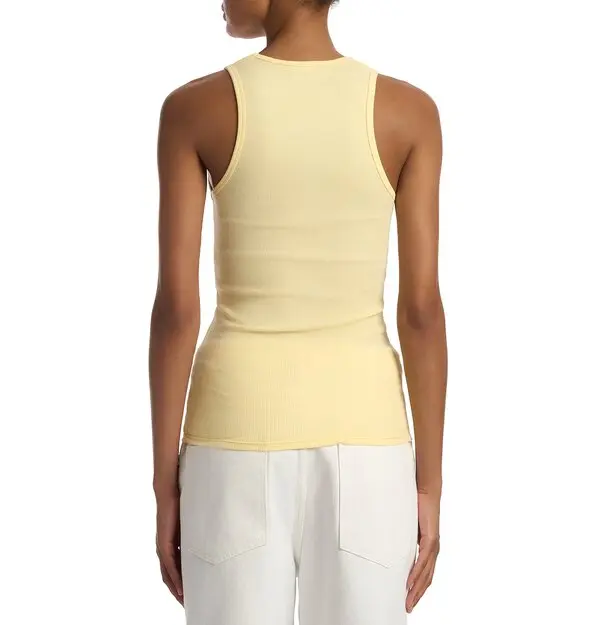 Wardrobe.NYC Ribbed Tank Top - Lemon