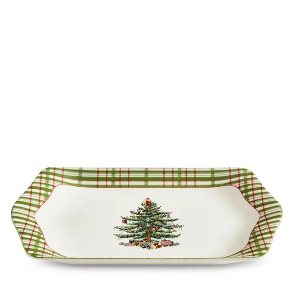 SPODE Christmas Tree Annual Dessert Tray