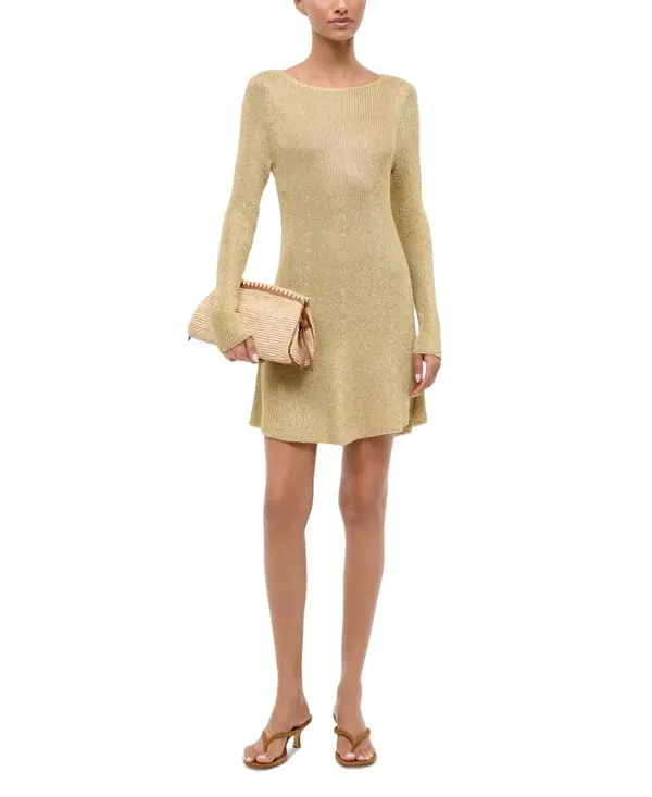 Staud Maude Raffia Convertible Clutch - Naturalta