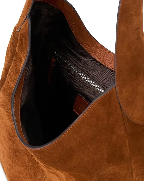 Staud Maya Suede Hobo Bag