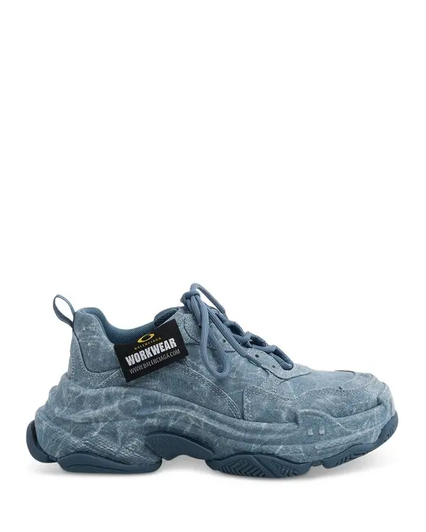 Balenciaga Triple S Workwear Sneakers - Blue Multi