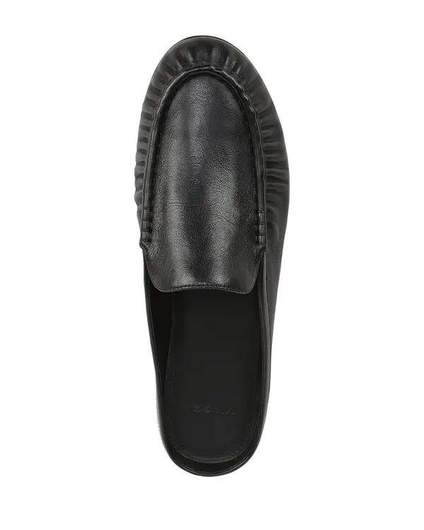 Vince Tevin Loafer Mules - Black