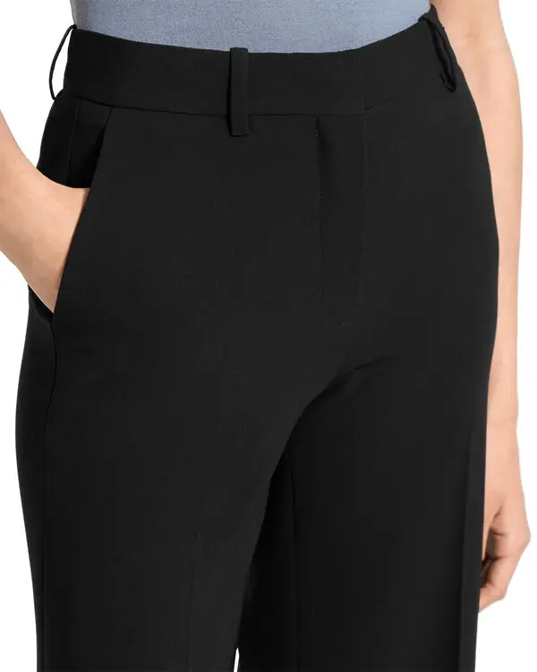 Theory Fluid Flare Trousers - Black