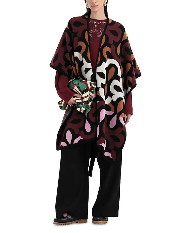 La DoubleJ Maiolika Wool Robe - Multicolor