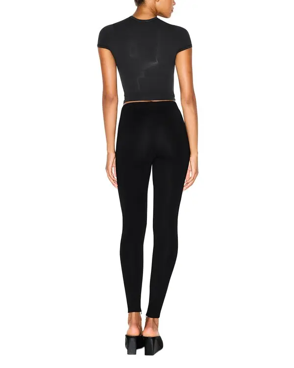 SKIMS Essential High Waist Pants - Obsidian