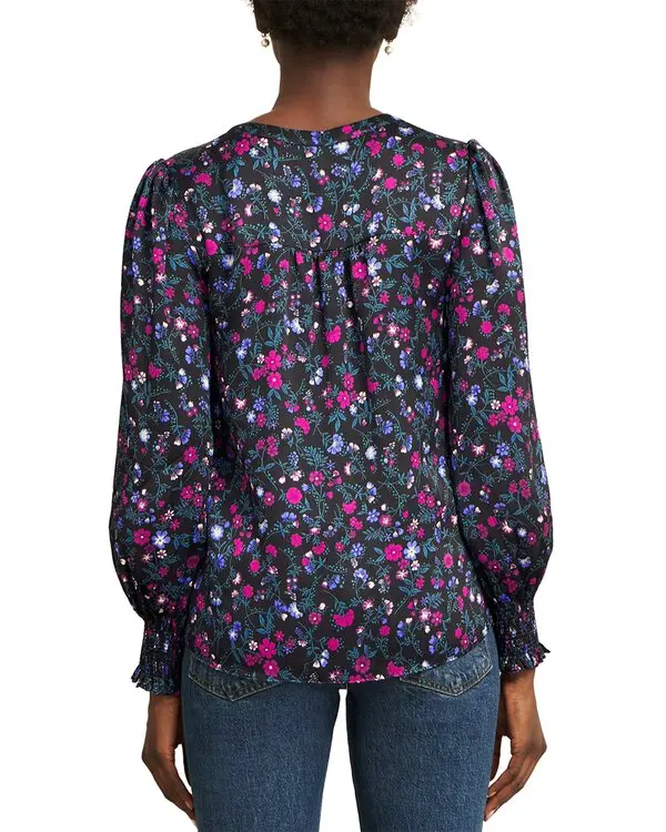 HOBBS LONDON Tasha Button Front Blouse