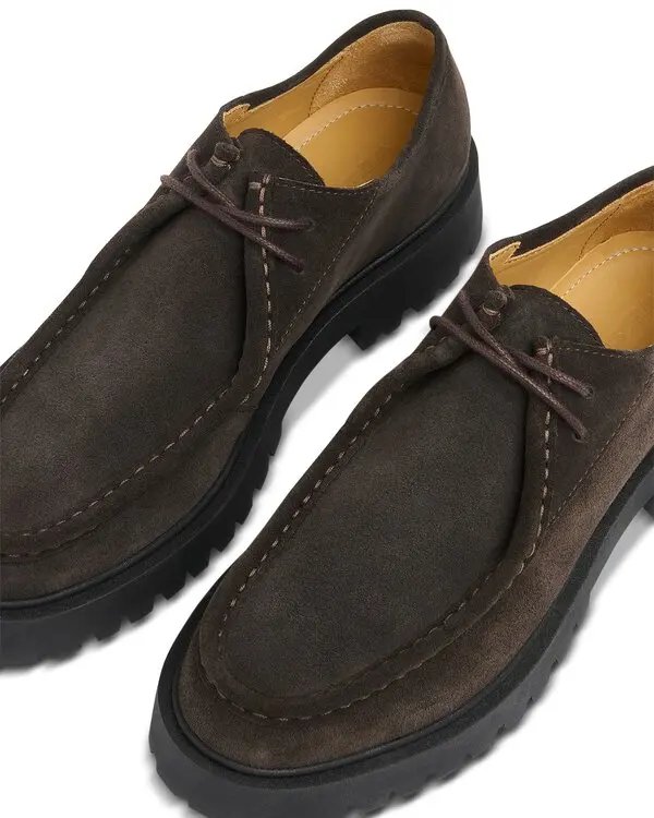 Whistles Suede Lace Up Loafers