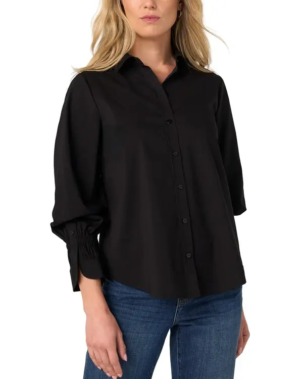 LIVERPOOL Collared Button-front Top