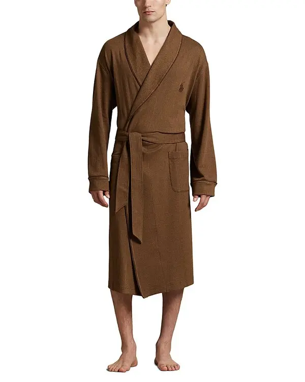 Polo Ralph Lauren Herringbone Robe - Branch Brown