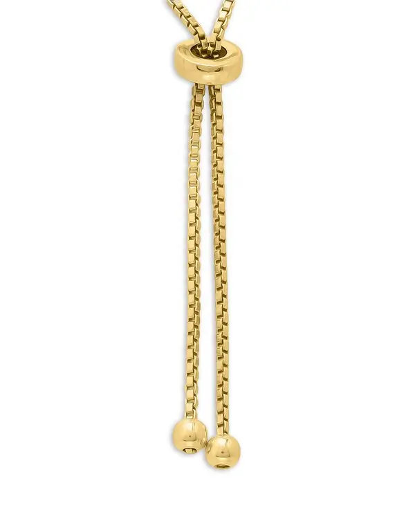 Aqua Cubic Zirconia Bar Slider Bracelet