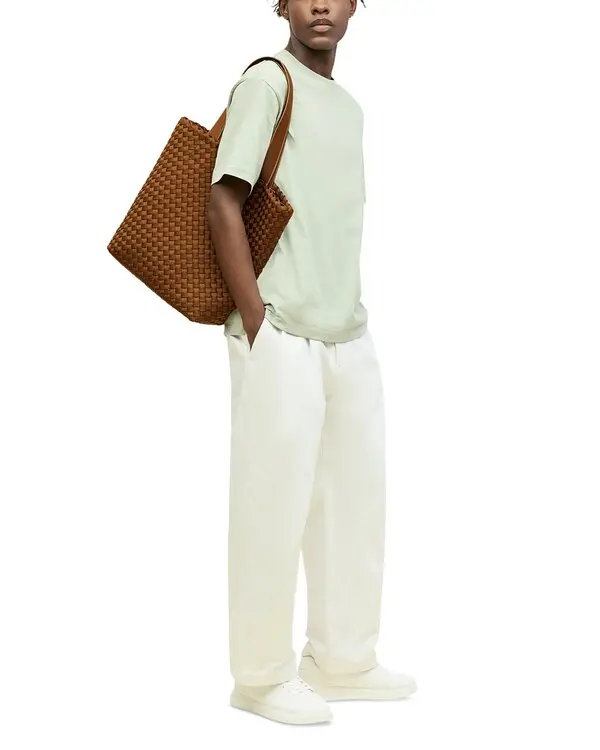 NAGHEDI Cosmo Large Woven Tote Bag - Teak