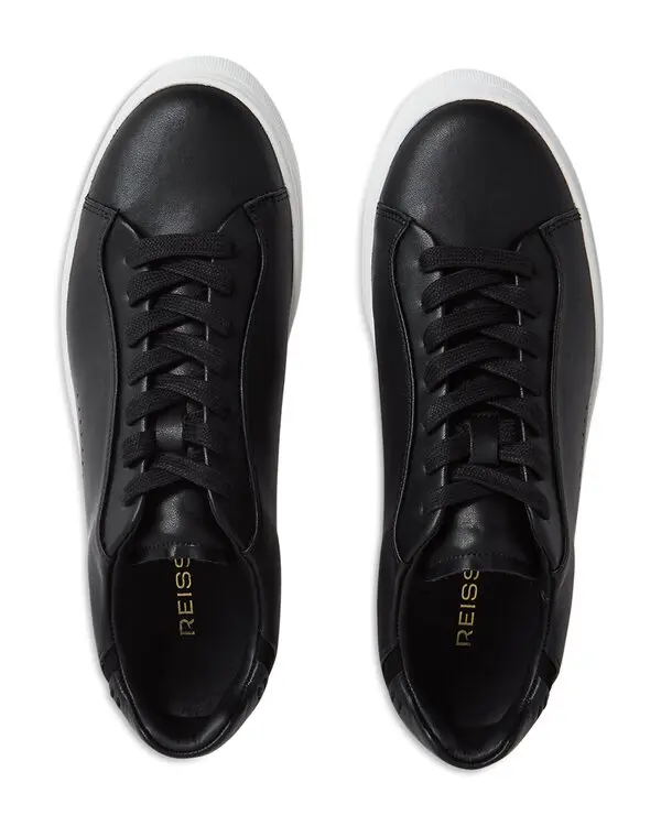 REISS Francesca Low Top Sneaker - Black