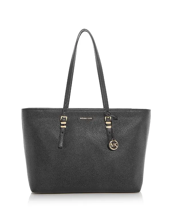 Michael Kors Large Leather Tote - Black