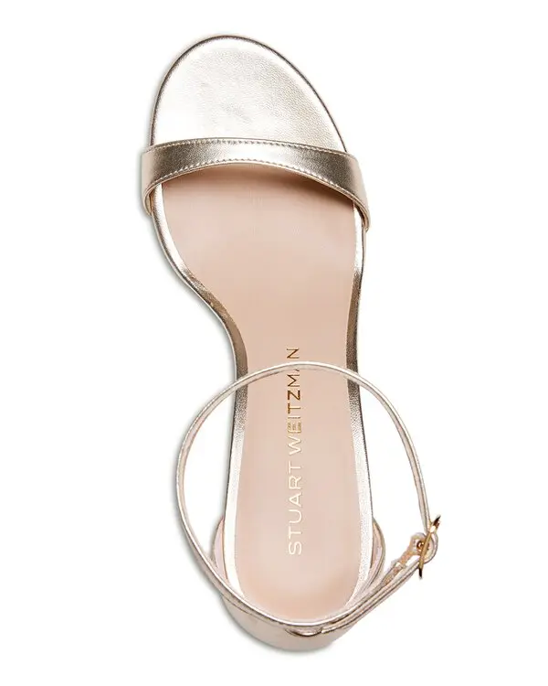 STUART WEITZMAN Nudist Block 75 Sandals