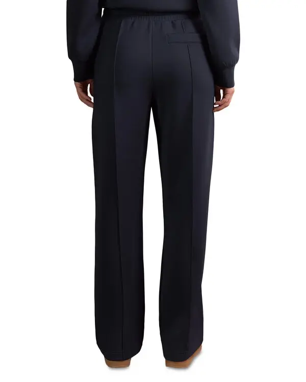 REISS Jemma Wide Leg Joggers - Navy