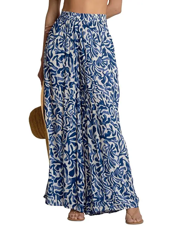 Elan Printed Wide Leg Pants