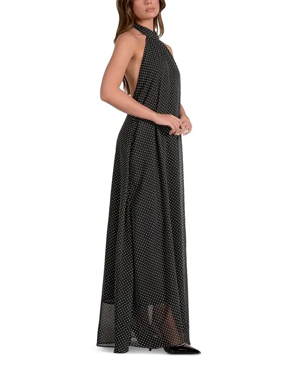Elan Halter Maxi Dress