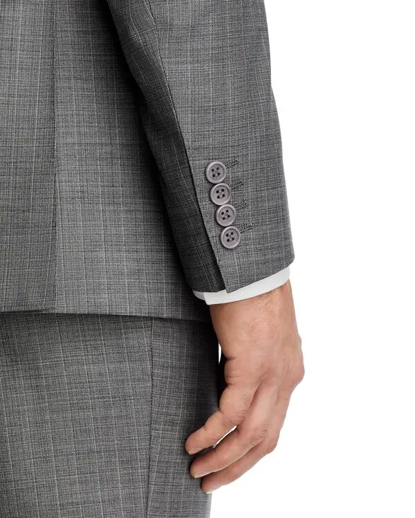 Canali Sienna Denim-effect Stripe Regular Fit Suit