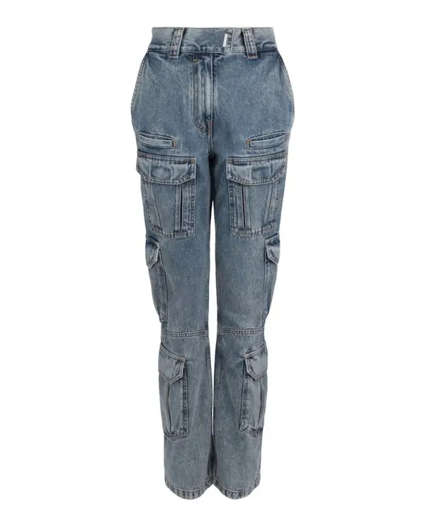 Givenchy High-rise Straight-leg Cargo Jeans