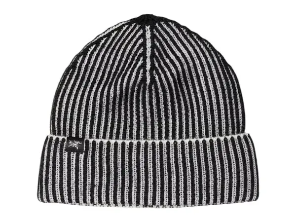 Arc'teryx Ribbed Toque Beanie - Black/arctic Silk