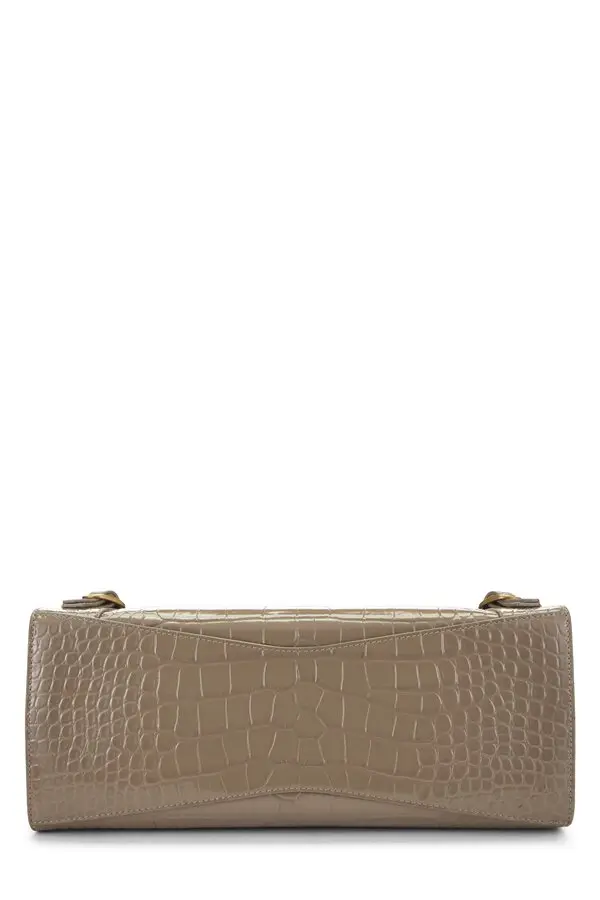 Balenciaga Embossed Neo Classic Shoulder Bag - Grey
