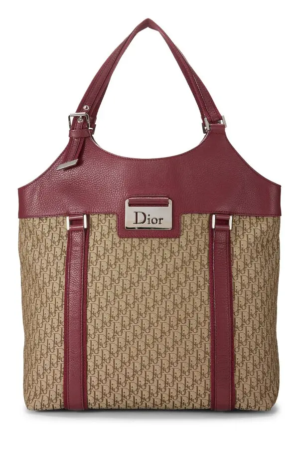 Dior Diorissimo Canvas Street Chic Tote - Red