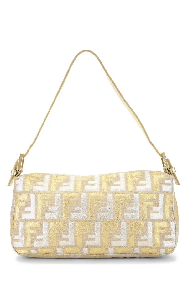 Fendi Metallic Lurex Baguette