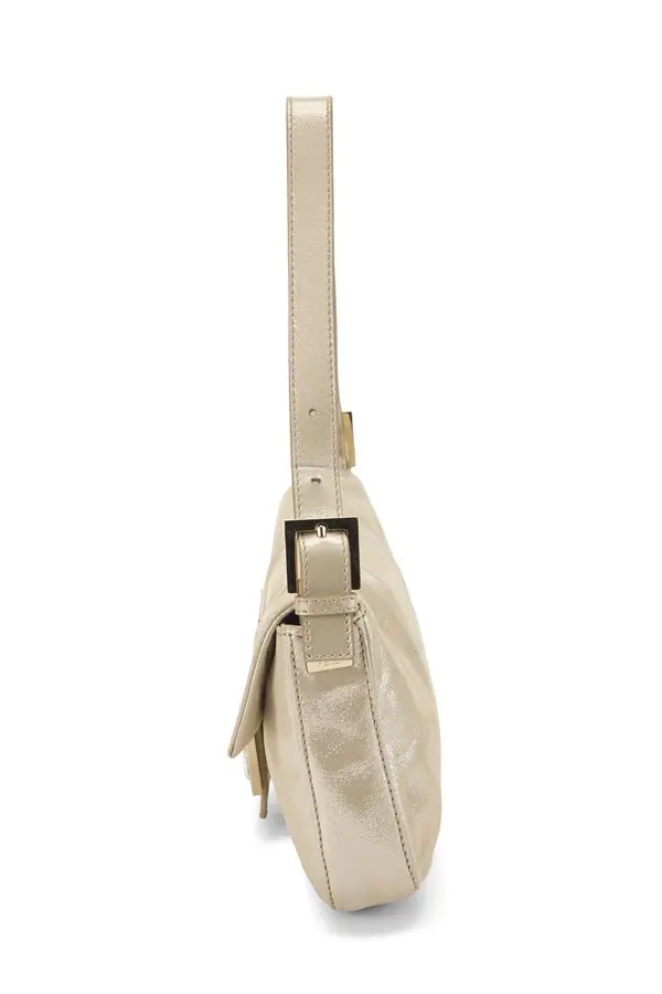 Fendi Metallic Lurex Baguette Bag - Gold