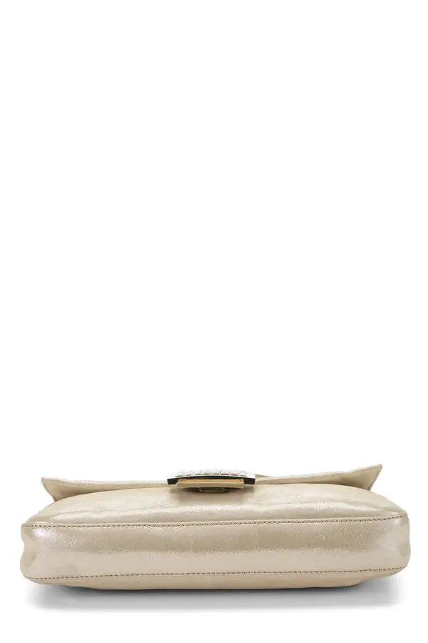 Fendi Metallic Lurex Baguette Bag - Gold