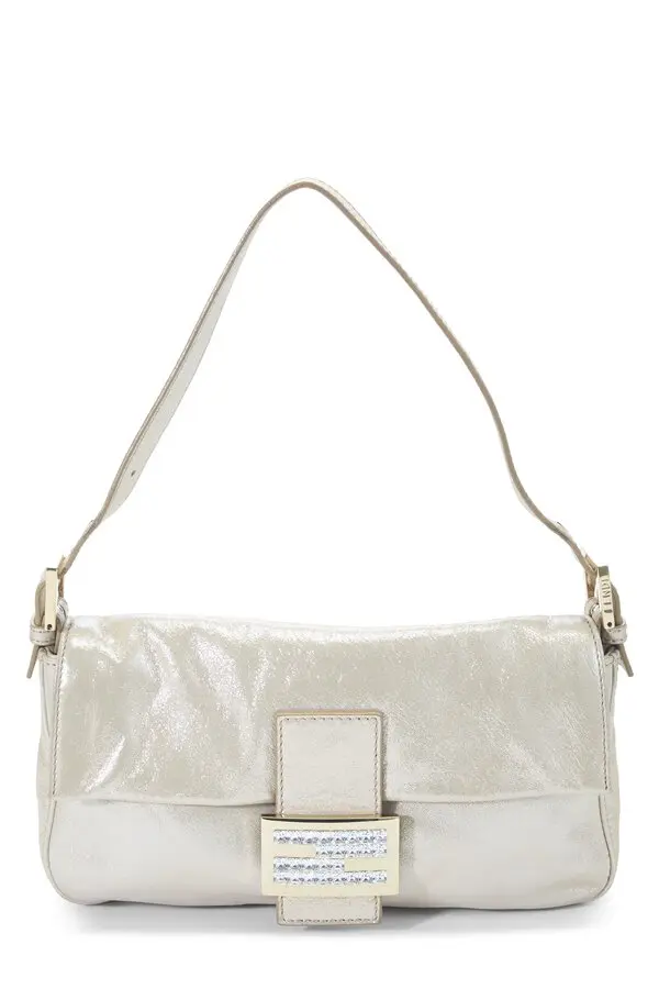 Fendi Metallic Lurex Baguette Bag - Gold