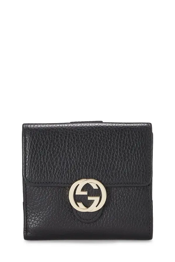 Gucci Interlocking French Wallet - Black