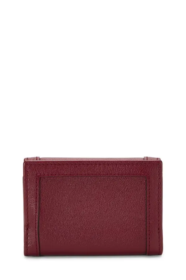 Gucci Bamboo Compact Wallet - Red