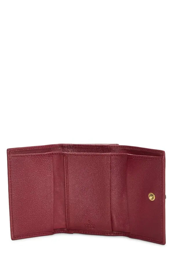 Gucci Bamboo Compact Wallet - Red